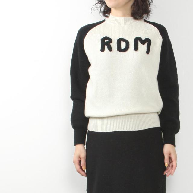 R&D.M.Co- アールアンドディーエムコー LETTERED SWEATER NO.6336