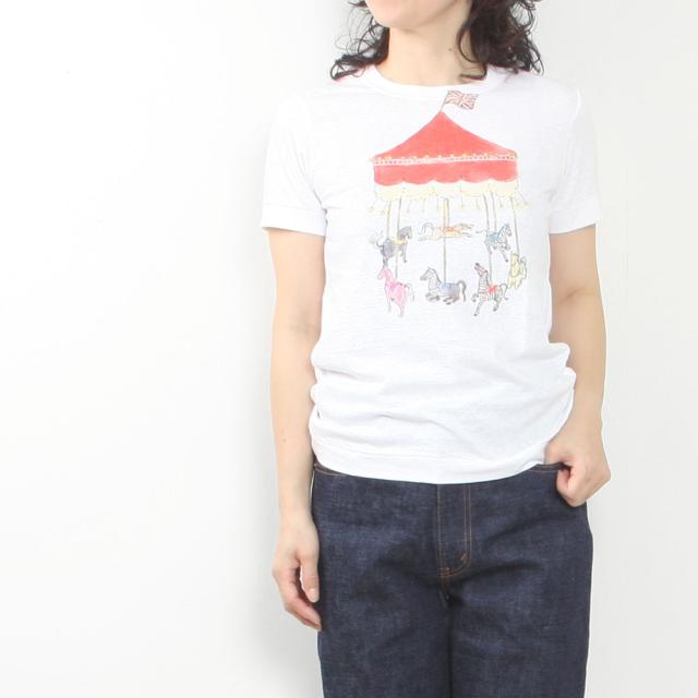 R&D.M.Co- アールアンドディーエムコー MERRY-GO-ROUND T-SHIRT NO.6878