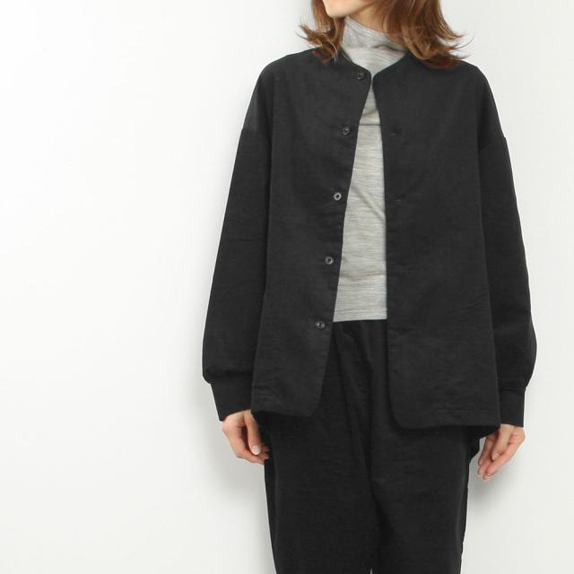 prit プリット ストレッチ別珍ノーカラージャケット P90509