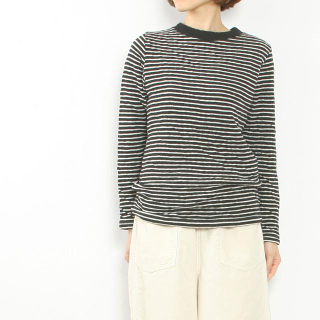 prit プリット 接結ボーダークルーネック P90562