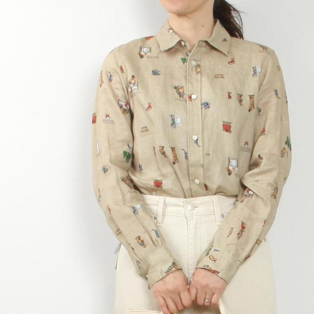 R&D.M.Co- アールアンドディーエムコー BROWN BEARS SHIRT NO.7221