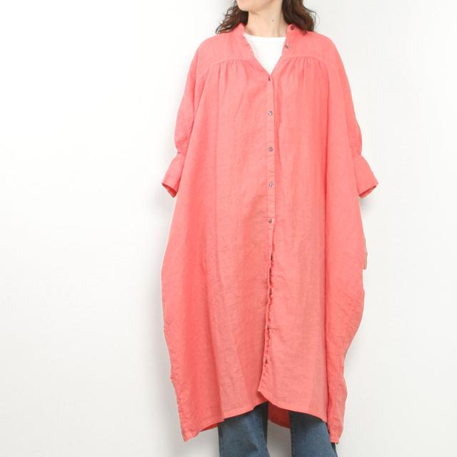 Honnete オネット 3/4SLV LONG GATHER DRESS OP16