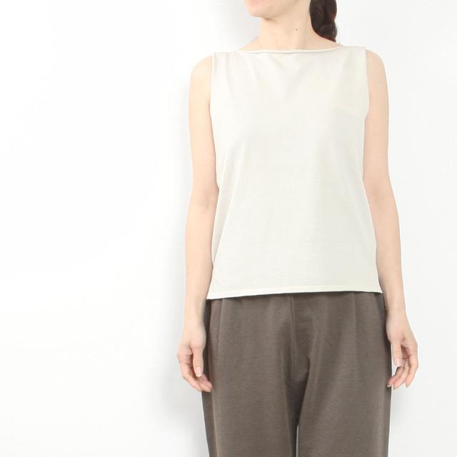 evam eva エヴァムエヴァ cotton sleeveless E251K115