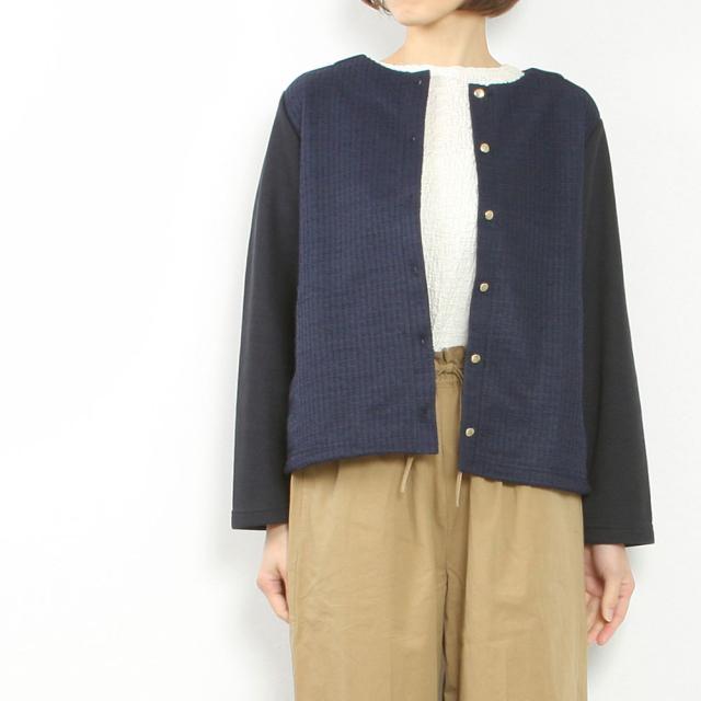 NOMBRE IMPAIR ノンブルアンペール ツィードライクコンビ ショートジャケット 08-206-5