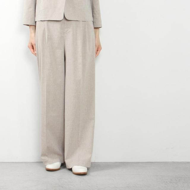 NOMBRE IMPAIR ノンブルアンペール センタープレスパンツ 04-203-5