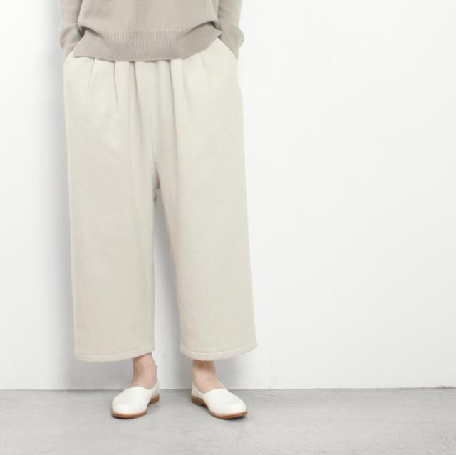 evam eva エヴァムエヴァ tuck pants E253T188