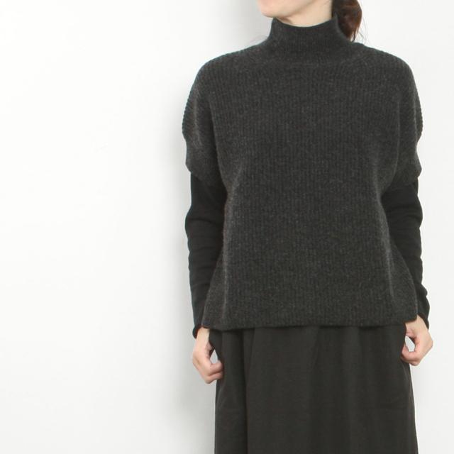 evam eva エヴァムエヴァ wool fox aze vest E253K199