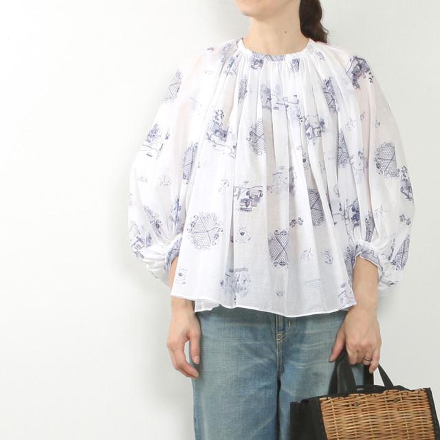 R&D.M.Co- アールアンドディーエムコー GATHER SMOCK NO.7447