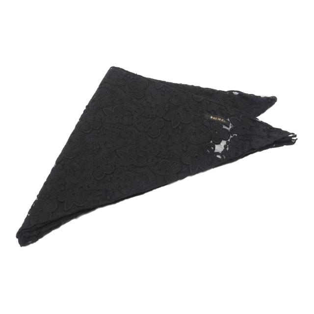 R&D.M.Co- アールアンドディーエムコー CROWN MOTIF LACE TRIANGLE STOLE NO.7531