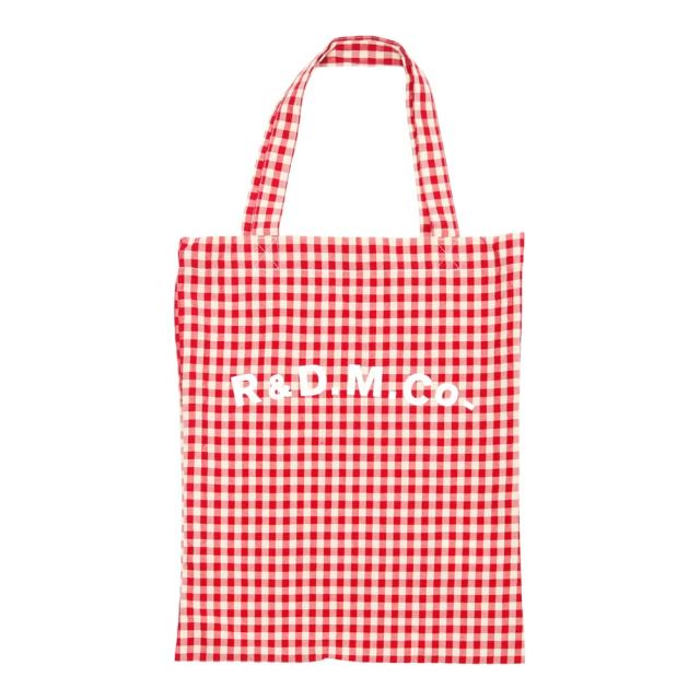 R&D.M.Co- アールアンドディーエムコー GINGHAM CHECK TOTE BAG NO.7618