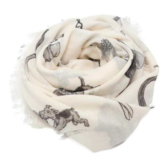 R&D.M.Co- アールアンドディーエムコー GREAT GREEN THUMB GAUZE SHAWL NO.7654