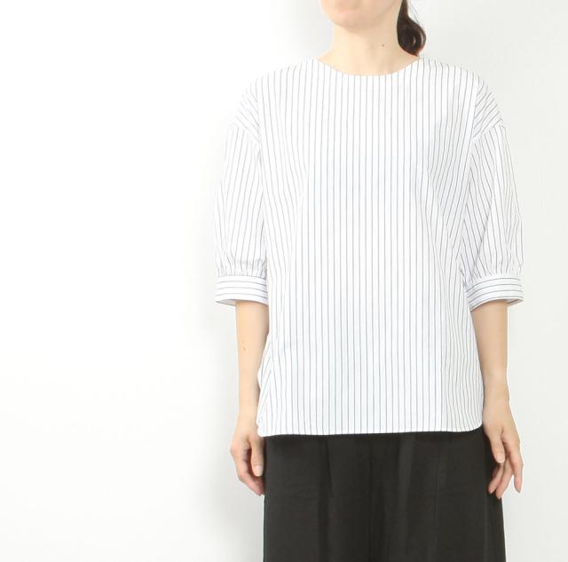 (OUTLET)Vent douest ヴァンドウェスト ハンドウォッシュストライプシャツ VE19533