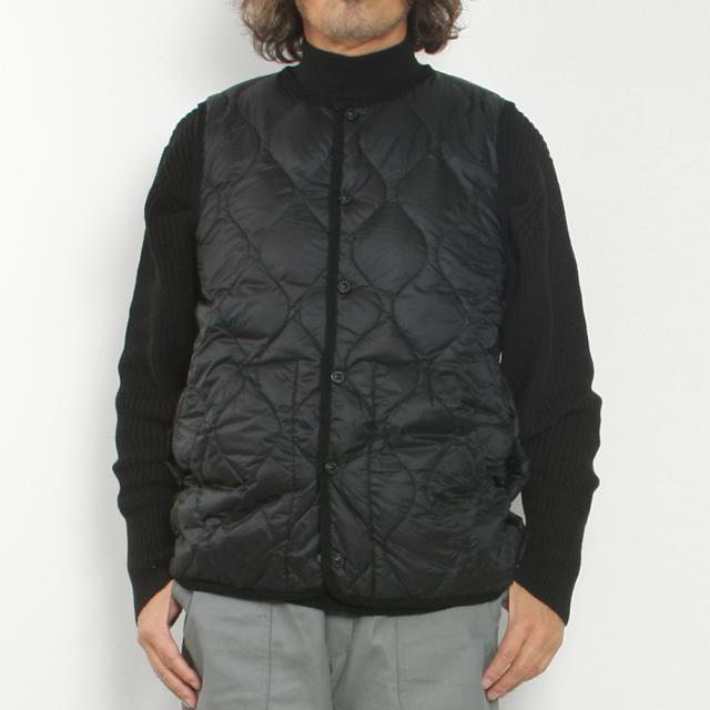 TAION タイオン MILITARY CREW NECK DOWN VEST SOFT SHELL 004ALSBML