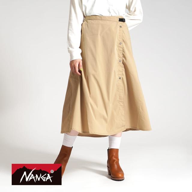 NANGA ナンガ HINOC RIPSTOP WRAP SKIRT W ヒノックリップストップラップスカート タキビ 巻きスカート スカート ロングスカート ラップスカート 難燃