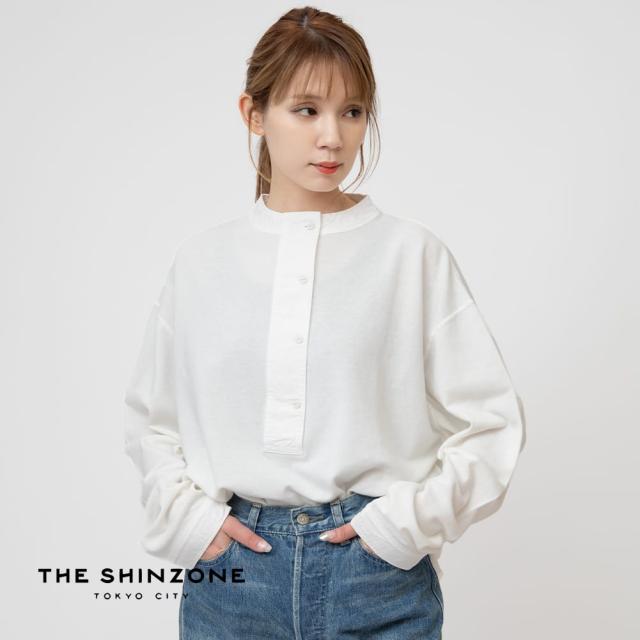Shinzone MILITARY HENLEY PULLOVER シンゾーン ミリタリー ヘンリー プルオーバー ヘンリーネック 23SMSCU07