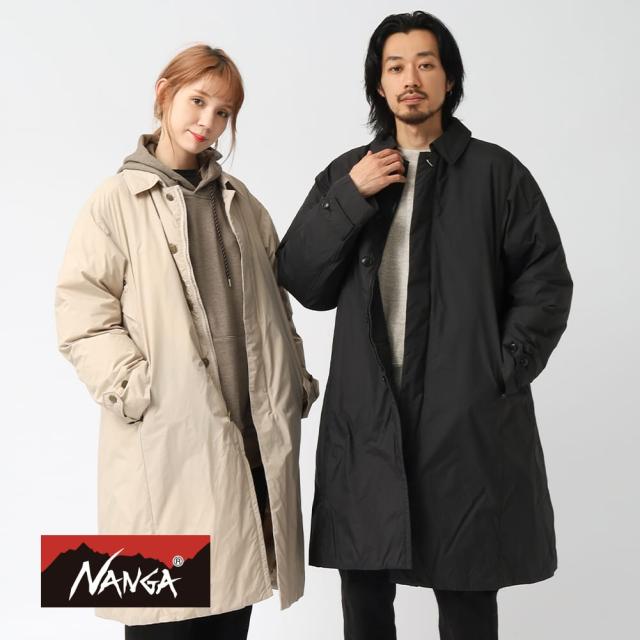 NANGA（ナンガ）DOWN BAL COLLAR COAT（ダウンバルカラーコート）ステンカラーコート バルマカーンコート ダウンコート ビジネス 通勤着 ビジネスカジュアル