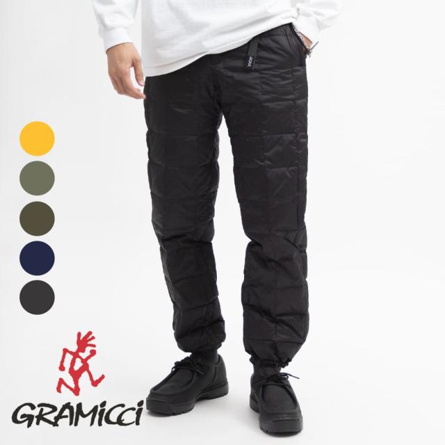 Gramicci(グラミチ)DOWN PANT(ダウン パンツ)TAION タイオン コラボ ダウンパンツ クライミング パッカブル ユニセックス