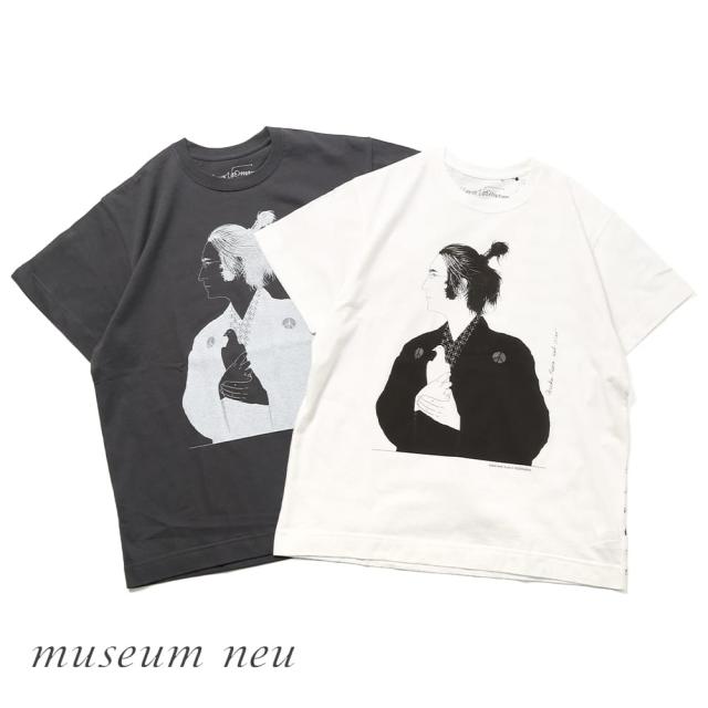 museum neu（ミュージアム ニュー）Make Peace not War T-shirt（メイクピース ノットワー Tシャツ）アートTシャツ 半袖 クルーネック 丸胴 クラウスフォアマン ビートルズ john lenon ジョンレノン イマジン メンズ 日本製