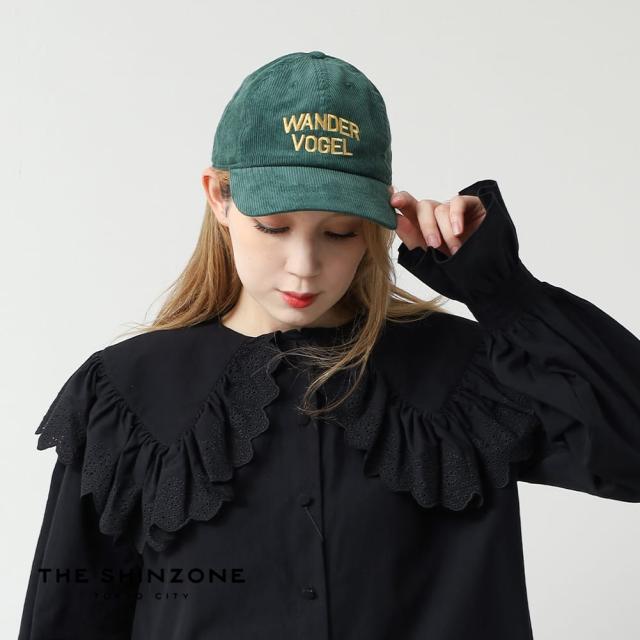 Shinzone(シンゾーン)/WANDERVOGEL CAP(ワンダーフォーゲル キャップ)/刺繍 ロゴ刺繍キャップ コーデュロイ カジュアル オールシーズン レディース 25AMSIT05 25FW