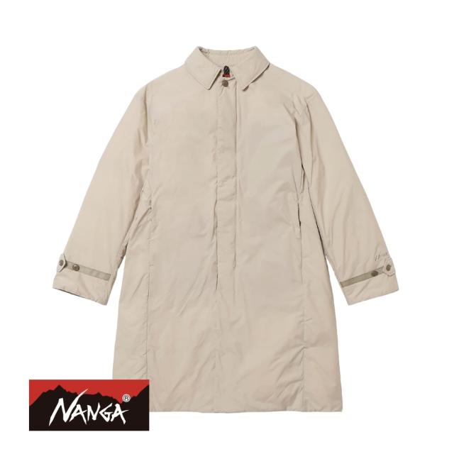 NANGA（ナンガ）DOWN BAL COLLAR COAT（ダウン バルカラーコート）ダウン ダウンウェア ダウンコート ステンカラーコート 比翼 リサイクルダウン 650FP ビジネス 通勤着