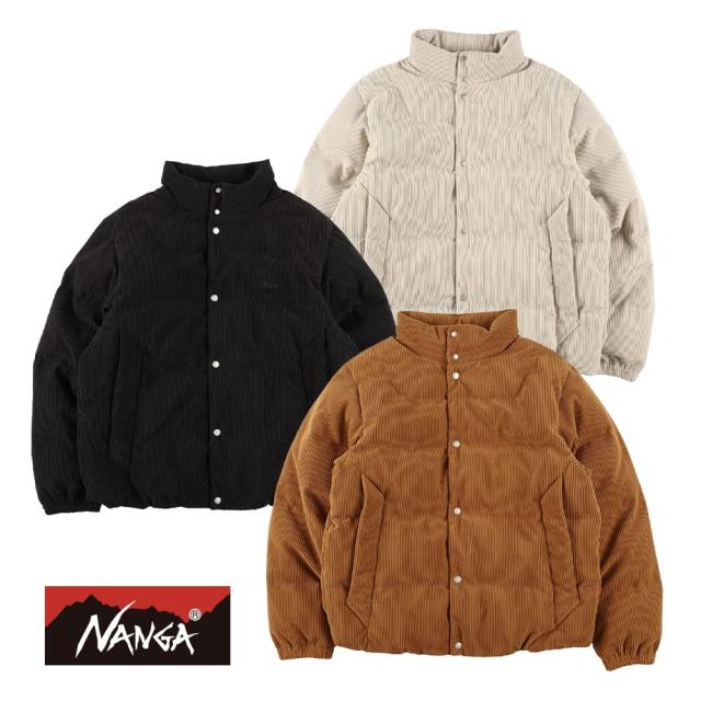 NANGA（ナンガ）CORDUROY DOWN JACKET（コーデュロイダウンジャケット）ダウン ダウンウェア リサイクルダウン コーデュロイ ソロテックス スタンドカラー 650FP