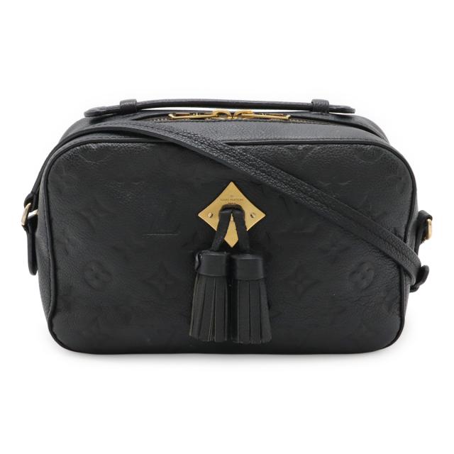 LOUIS VUITTON ルイ ヴィトン モノグラムアンプラント サントンジュ ショルダーバッグ 2WAY タッセル フリンジ ノワール 黒 ブラック M44593
