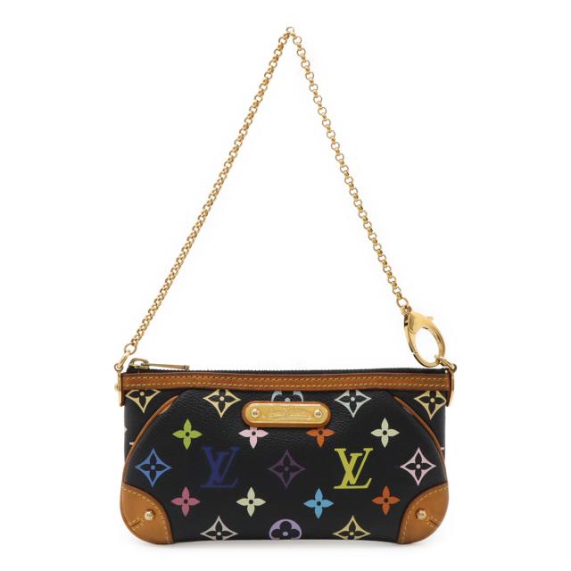 LOUIS VUITTON ルイ ヴィトン モノグラムマルチカラー ポシェット ミラMM チェーン アクセソワール アクセサリーポーチ ノワール ブラック M60097