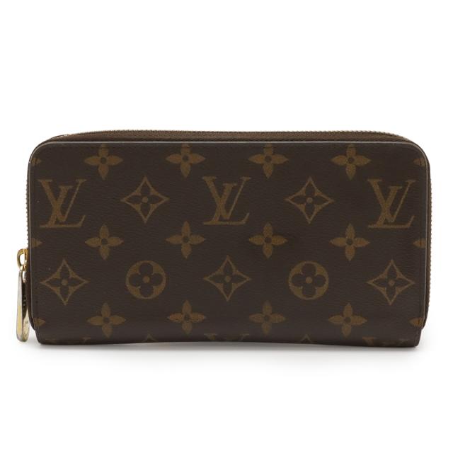 LOUIS VUITTON ルイ ヴィトン モノグラム ジッピーウォレット ラウンドファスナー 長財布 コクリコ 赤 レッド M41896