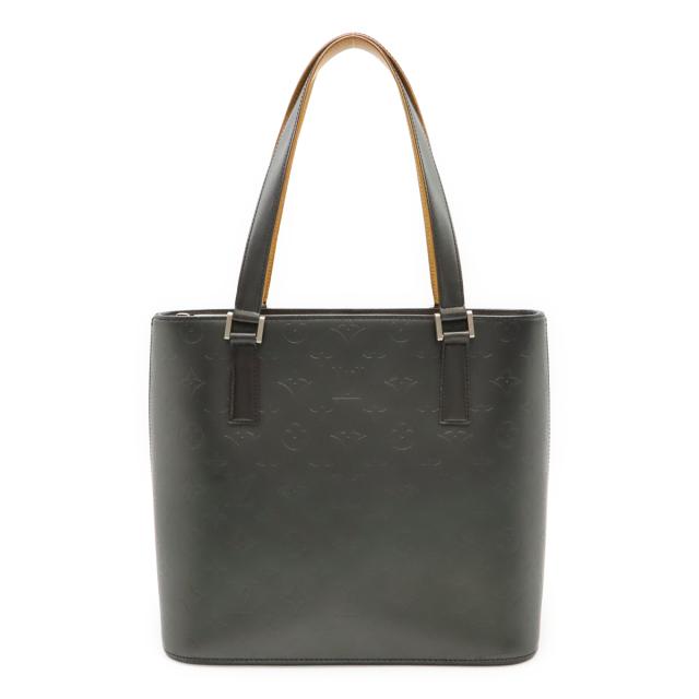 LOUIS VUITTON ルイ ヴィトン モノグラムマット ストックトン トートバッグ ショルダーバッグ 肩掛け レザー ノワール 黒 ブラック M55112