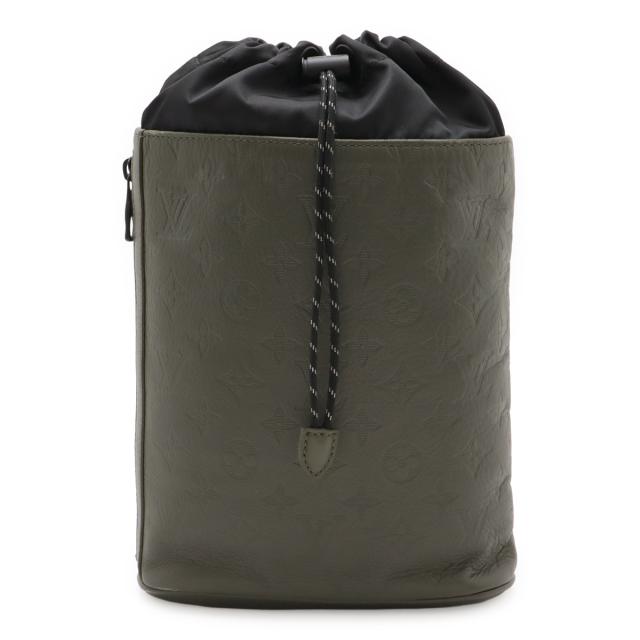 LOUIS VUITTON ルイ ヴィトン モノグラムシャドウ チョーク スリングバッグ ショルダーバッグ 斜め掛け カーキ M44634