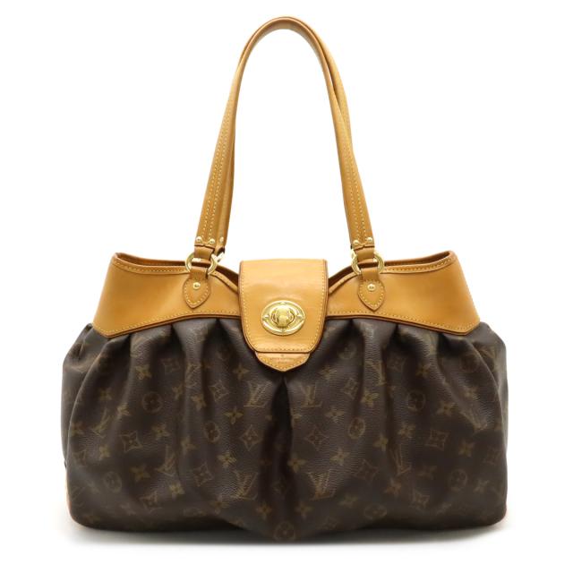 LOUIS VUITTON ルイ ヴィトン モノグラム ボエシMM トートバッグ ショルダーバッグ セミショルダー 肩掛け ターンロック M45714