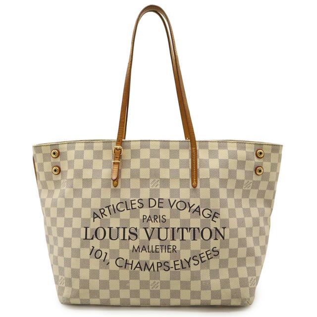LOUIS VUITTON ルイ ヴィトン ダミエアズール カバMM トートバッグ ショルダーバッグ ショルダートート セミショルダー 肩掛け N41375