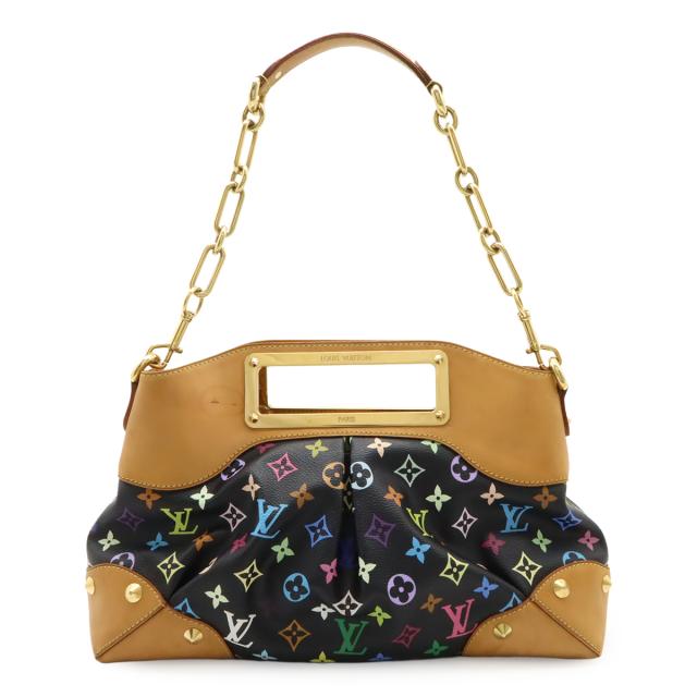 LOUIS VUITTON ルイ ヴィトン モノグラムマルチカラー ジュディMM ハンドバッグ 2WAY ショルダーバッグ 肩掛け ノワール 黒 ブラック M40256