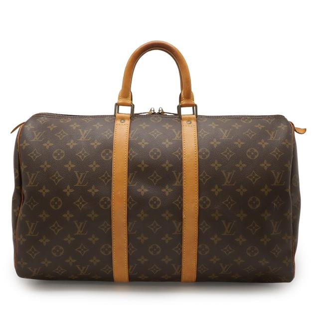 LOUIS VUITTON ルイ ヴィトン モノグラム キーポル45 ボストンバッグ ハンドバッグ 旅行カバン トラベルバッグ M41428
