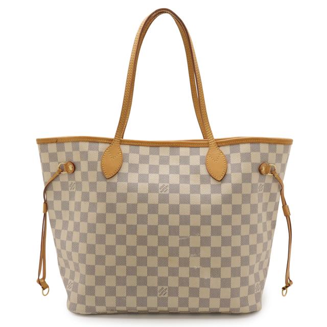 LOUIS VUITTON ルイ ヴィトン ダミエアズール ネヴァーフルMM トートバッグ ショルダーバッグ ショルダートート 肩掛け N51107