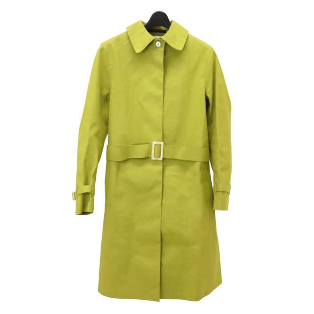 MACKINTOSH マッキントッシュ ゴム引きコート スプリングコート アウター コットン100% 綿100% ライトグリーン #36