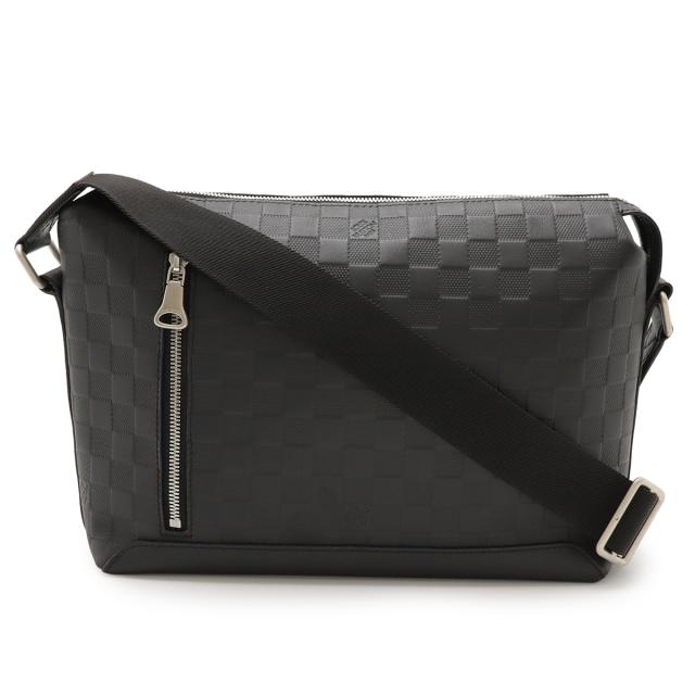 LOUIS VUITTON ルイ ヴィトン ダミエアンフィニ ディスカバリー メッセンジャーPM ショルダーバッグ 斜め掛け オニキス ブラック 黒 N42415