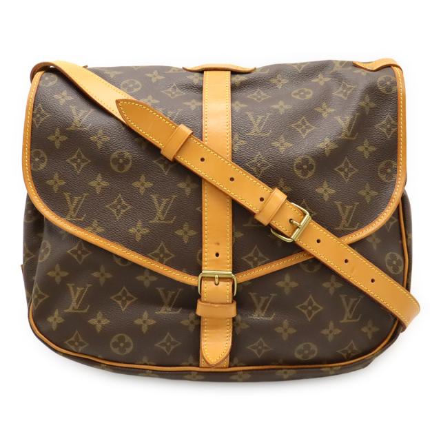 LOUIS VUITTON ルイ ヴィトン モノグラム ソミュール35 ショルダーバッグ メッセンジャーバッグ 斜め掛け M42254