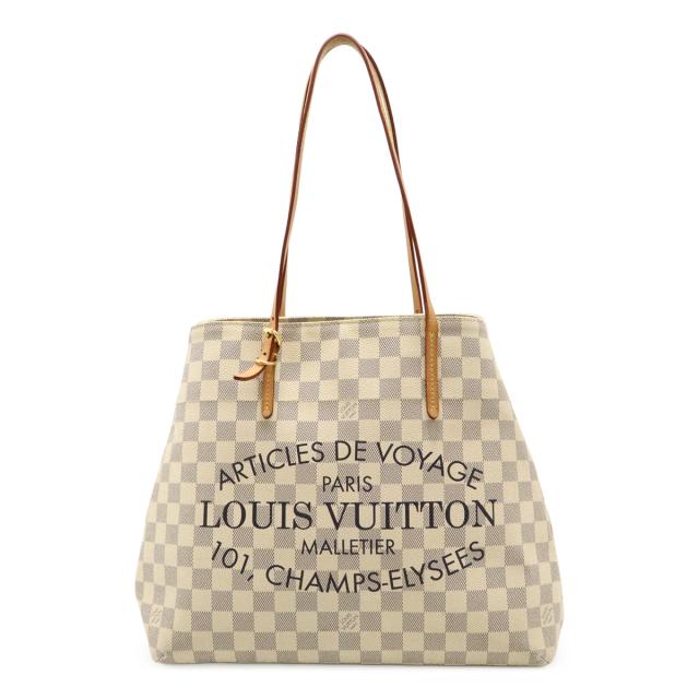 LOUIS VUITTON ルイ ヴィトン ダミエアズール カバMM トートバッグ ショルダーバッグ ショルダートート セミショルダー 肩掛け N41375