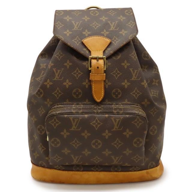 LOUIS VUITTON ルイ ヴィトン モノグラム モンスリGM リュックサック バッグパック ショルダーバッグ M51135