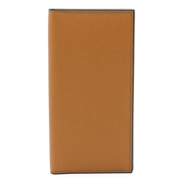 valextra ヴァレクストラ バレクストラ ヴァーティカル 12カード 2つ折長札入れ 二つ折り長財布 レザー ライトキャメル SGNL0021044L99WF99