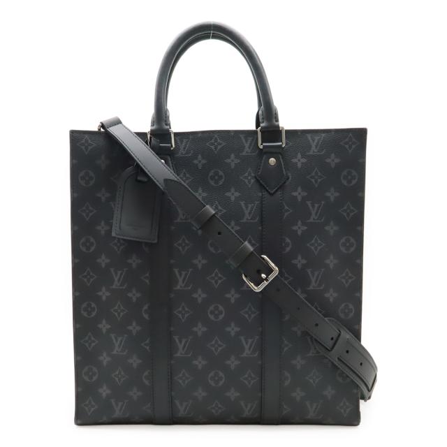 LOUIS VUITTON ルイ ヴィトン モノグラムエクリプス サックプラ トートバッグ ハンドバッグ 縦長 2WAY ショルダーバッグ M46452
