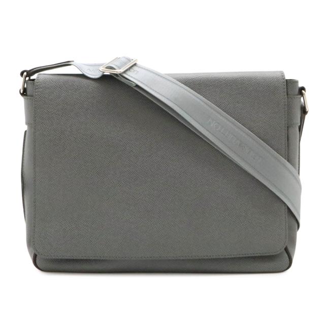 LOUIS VUITTON ルイ ヴィトン タイガ ロマンMM ショルダーバッグ メッセンジャーバッグ 斜め掛け レザー グラシエ グレー M32623