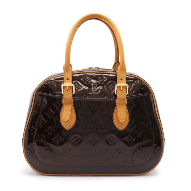 LOUIS VUITTON ルイ ヴィトン モノグラムヴェルニ サミット ドライブ ハンドバッグ トートバッグ エナメルカーフ アマラント M93516