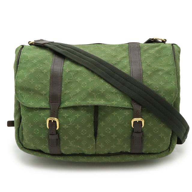 LOUIS VUITTON ルイ ヴィトン モノグラムミニ サックママン マザーズバッグ ショルダーバッグ 斜め掛け TSTカーキ M42351