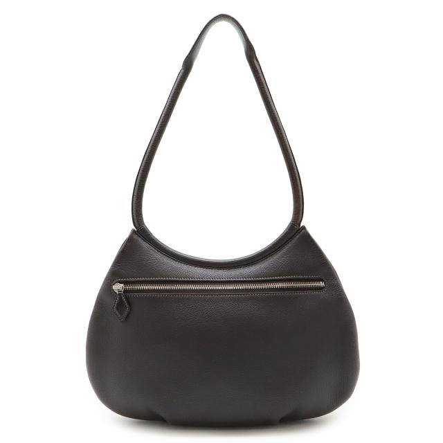 HERMES エルメス カカウェット ショルダーバッグ トートバッグ 肩掛け トゴ ショコラ ダークブラウン シルバー金具 □F刻印