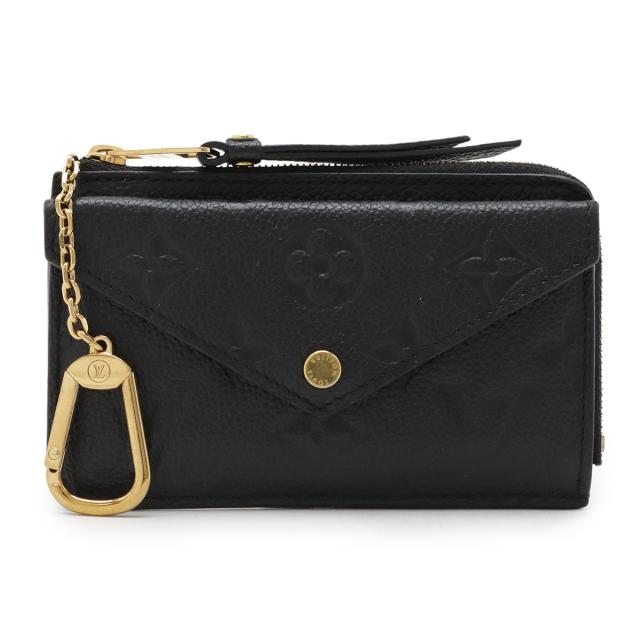 LOUIS VUITTON ルイ ヴィトン モノグラムアンプラント ポルトカルト レクトヴェルソ ケース 小銭入れ カードケース ノワール ブラック M69421
