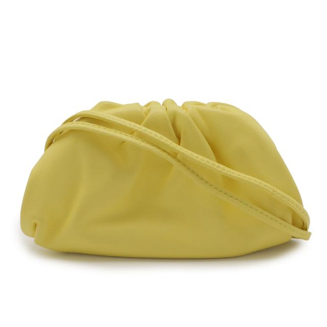 BOTTEGA VENETA ボッテガ ヴェネタ ボッテガベネタ ザ ポーチ ケース 小銭入れ パース キーポーチ レザー イエロー 577816