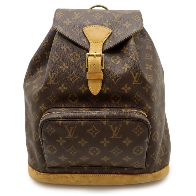 LOUIS VUITTON ルイ ヴィトン モノグラム モンスリGM リュックサック バッグパック ショルダーバッグ M51135