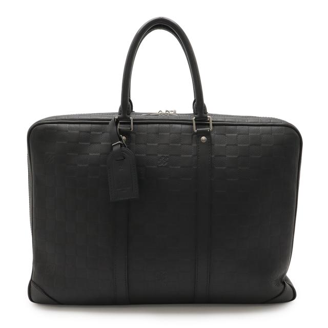 LOUIS VUITTON ルイ ヴィトン ダミエアンフィニ PDV ポルト ドキュマン ヴォワヤージュ ブリーフケース ビジネスバッグ オニキス ブラック N41146